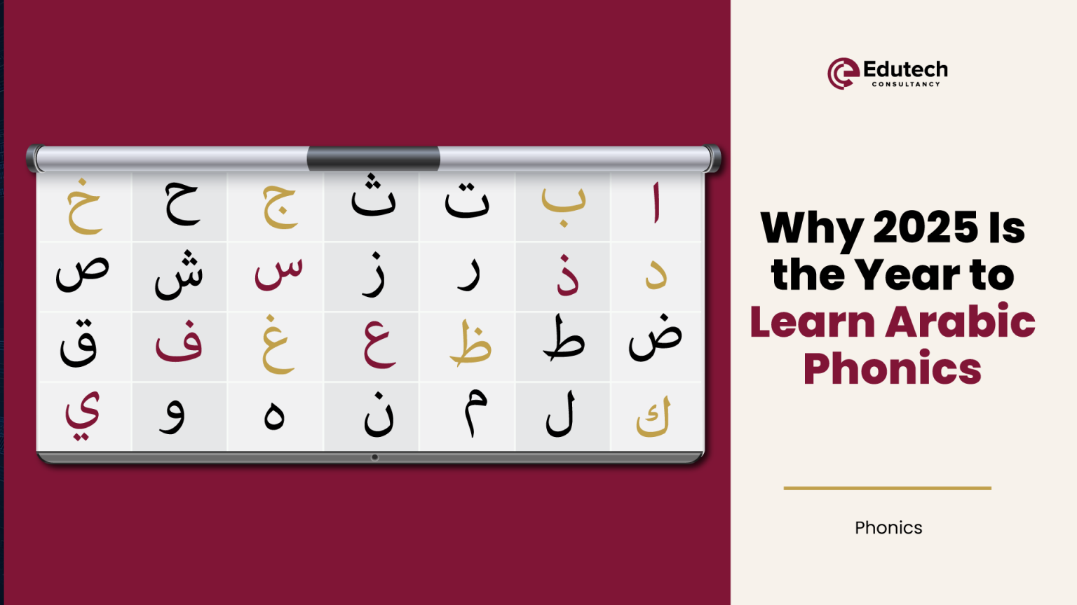 Why 2025 Is the Year to Learn Arabic Phonics